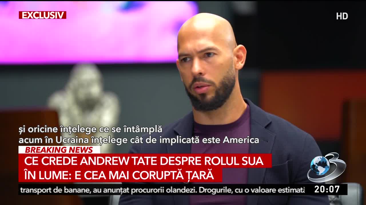 Interviu cu Andrew Tate - partea 2 de Vineri, 11 August 2023 Interviu cu Andrew Tate - partea 2 de Vineri, 11 August 2023