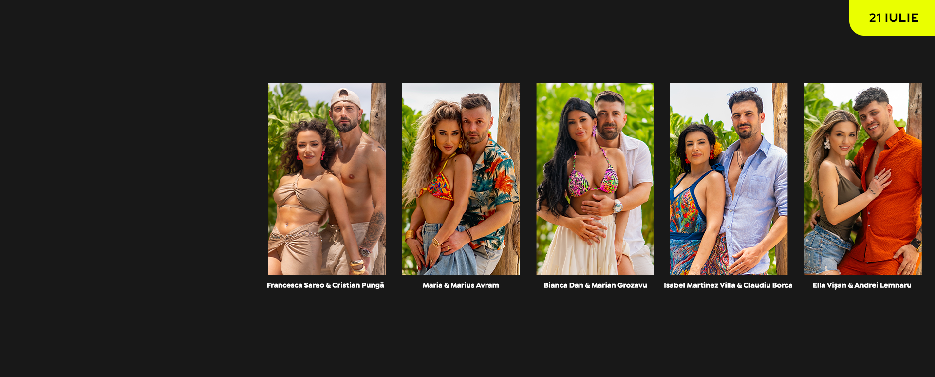 Insula Iubirii 2025: Casting | Ispite feminine de Luni, 14 Iulie 2025